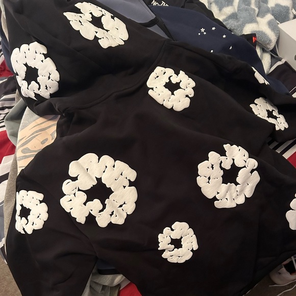 Denim Tears | Sweaters | Black Denim Tears Hoodie | Poshmark